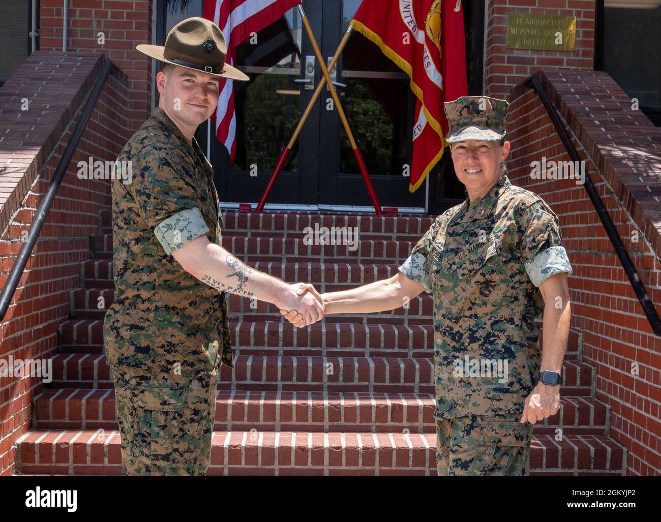 Sgt. Mitchell J. Tucker with the Parris Island Shooting Team, Weapons ...