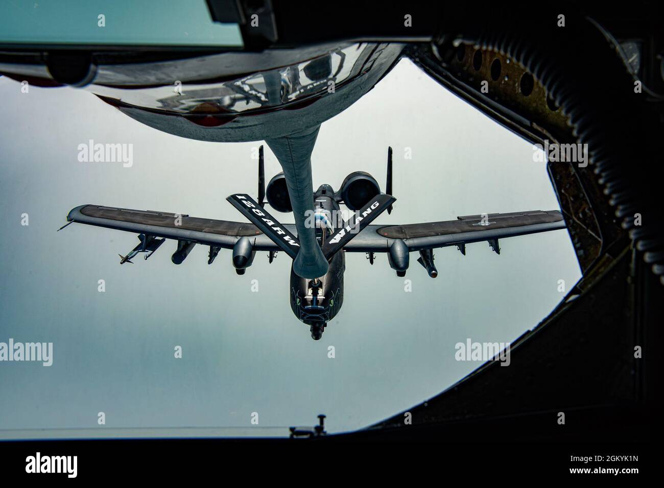 An A-10 Thunderbolt II aircraft with the 122nd Fighter Wing, Indiana ...