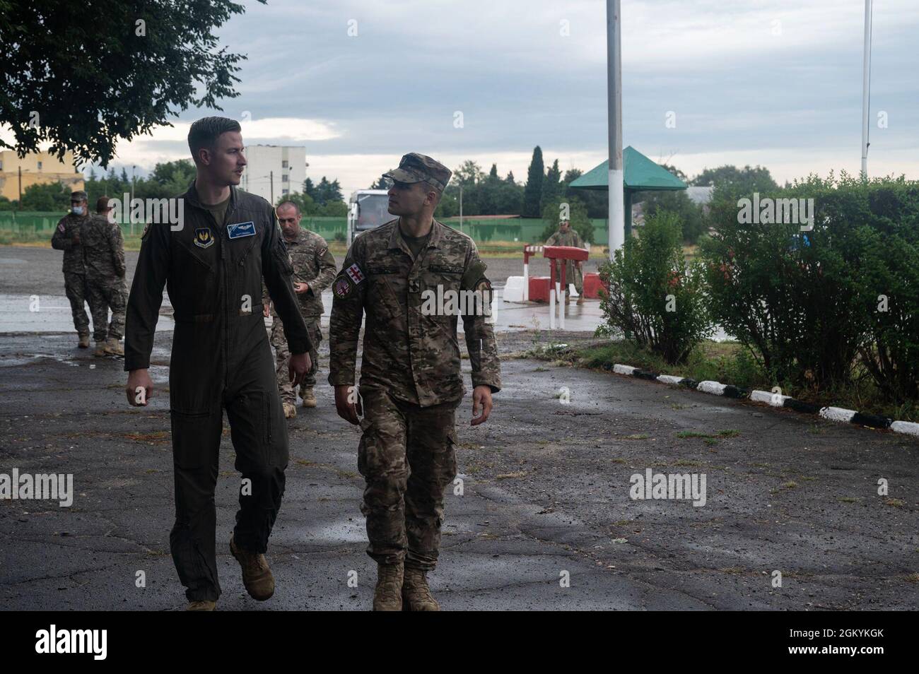 U.S. Air Force Capt. Matthew Frizzell, 37th Airlift Squadron instructor ...