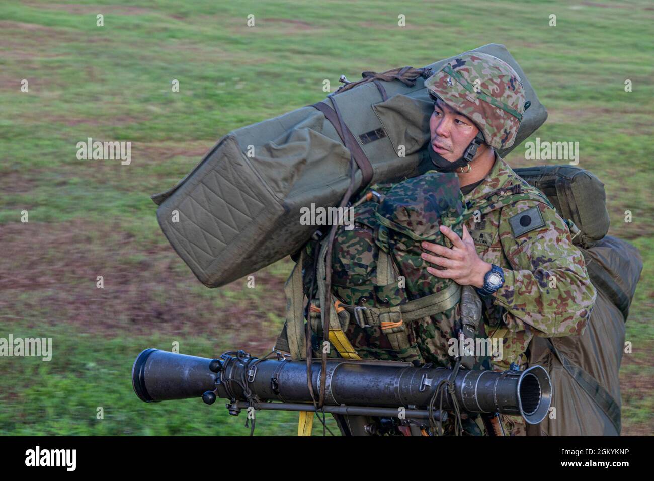 Soldiers from 1st Special Forces Group and members of the Japan Ground ...