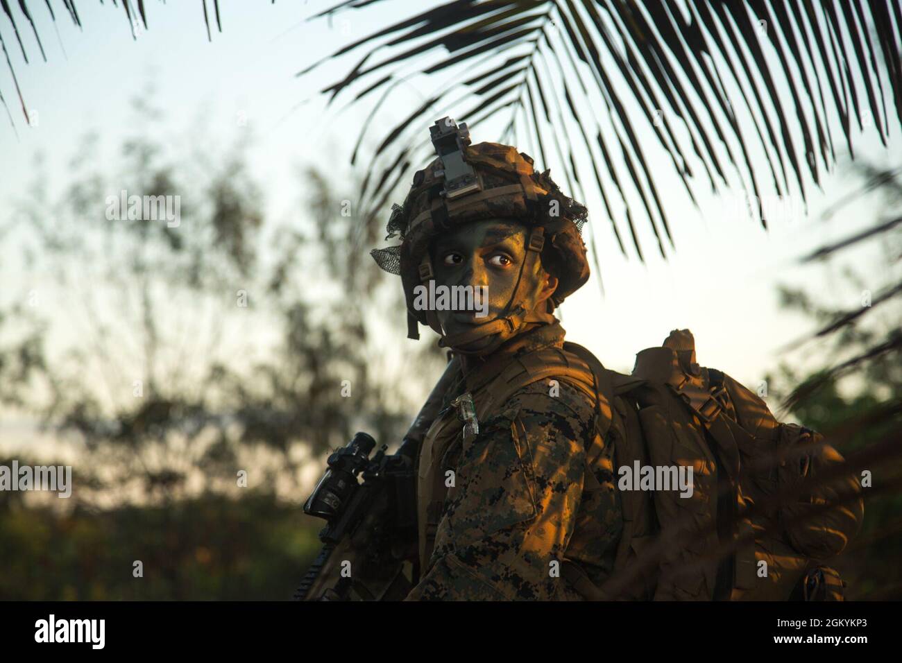 U.S. Marine Corps Sgt. Alexander Thomas, a rifleman and team leader ...