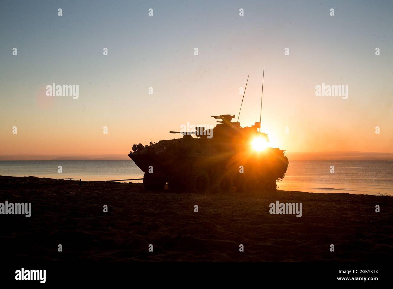 Australian Army Light Armored Vehicles transport U.S. Marines with 1st ...