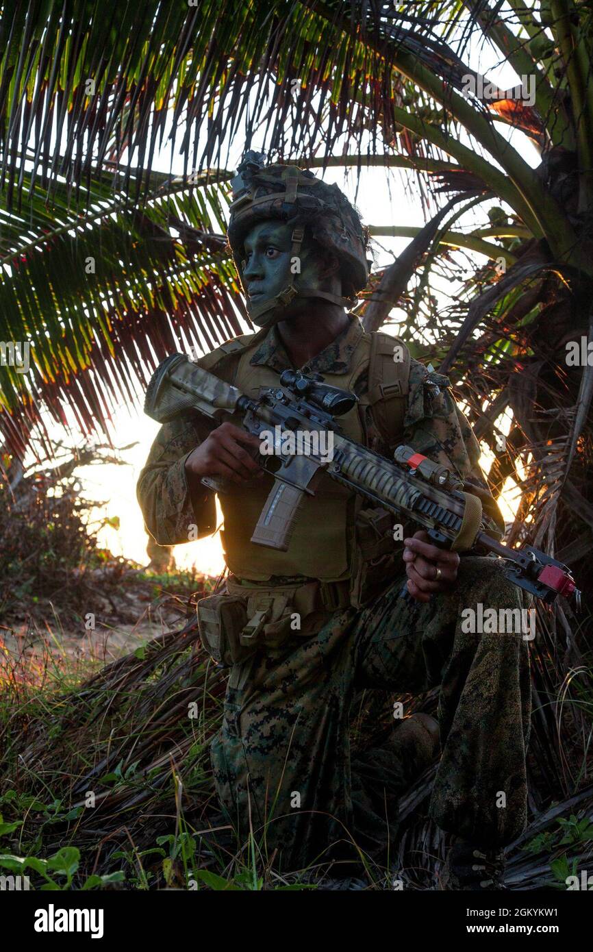U.S. Marine Corps Sgt. Alexander Thomas, a rifleman and team leader ...