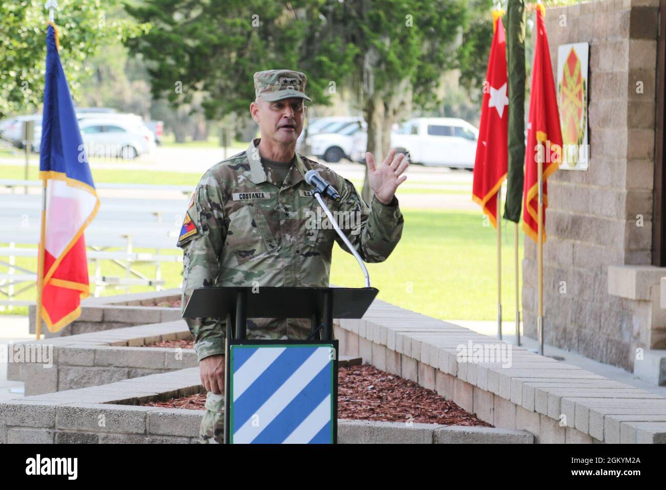 U.S. Army Maj. Gen. Charles Costanza, 3rd Infantry Division Commanding ...