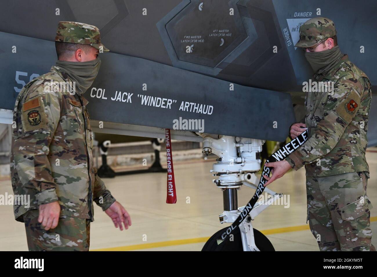 From left, U.S. Air Force Senior Airman Joshua Owens and Staff Sgt ...