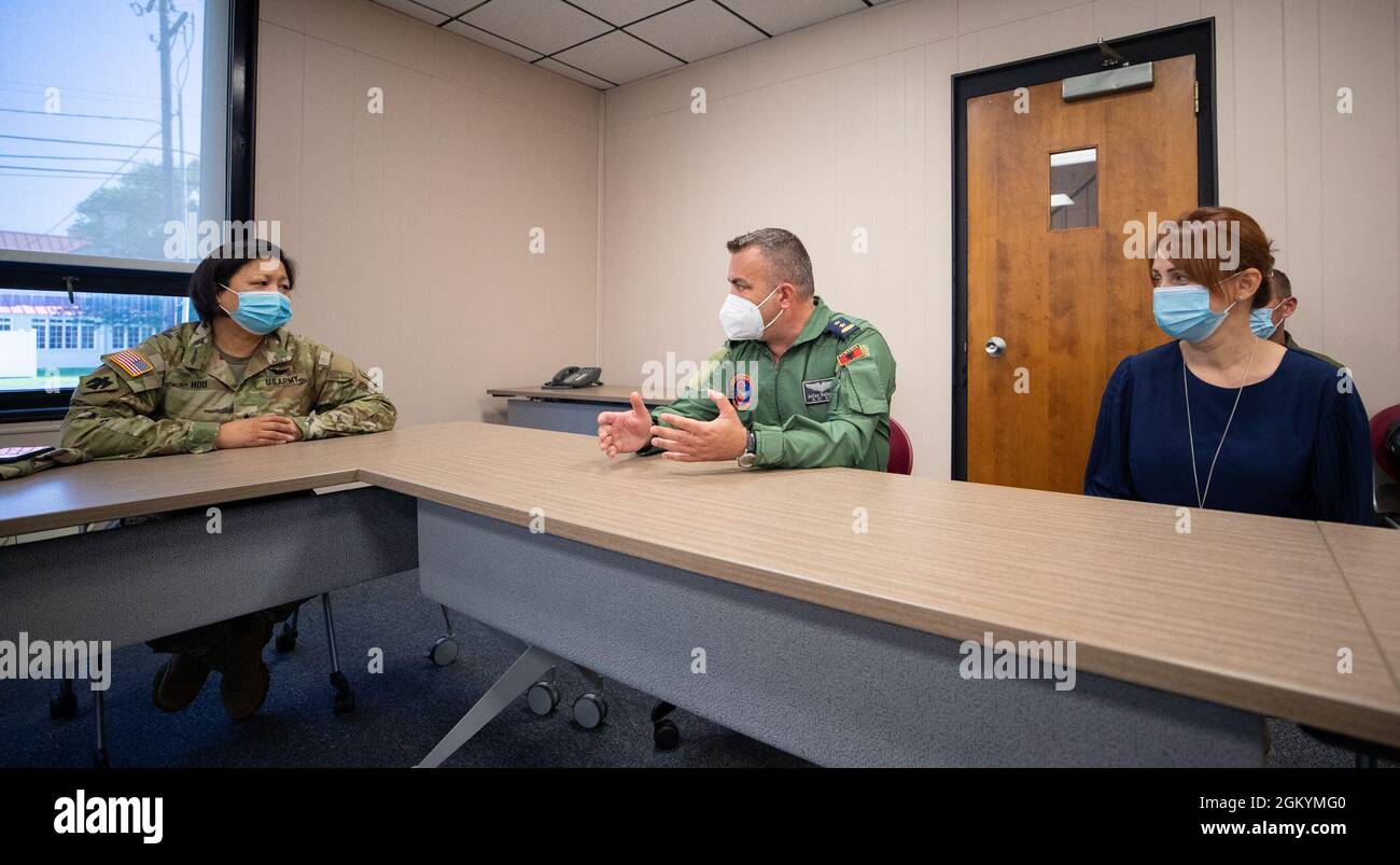 Brig. Gen. Lisa J. Hou, D.O., the Adjutant General of New Jersey, left ...