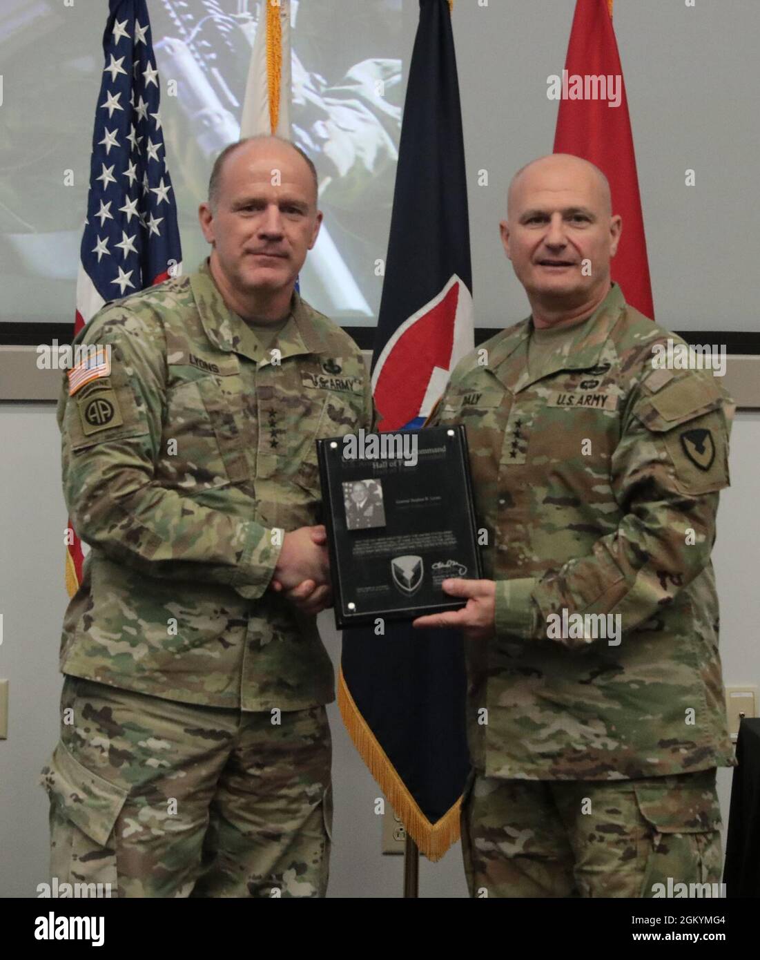 Army Materiel Command commander Gen. Ed Daly inducts retiring Gen ...