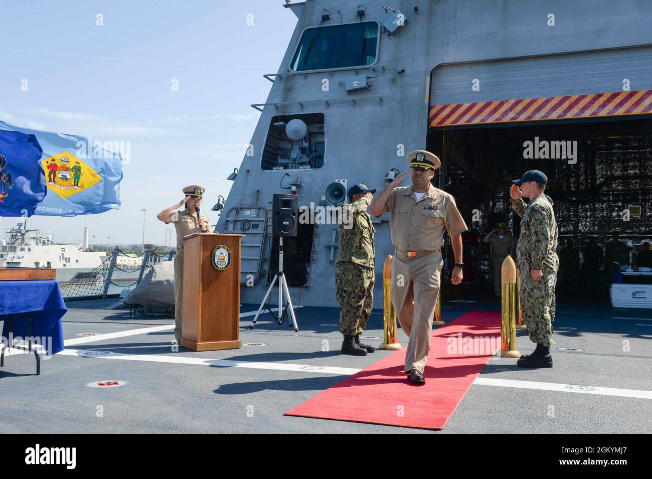 210730-N-ZS023-1017 NAVAL BASE SAN DIEGO (July 30, 2021) Cmdr. Clayton ...