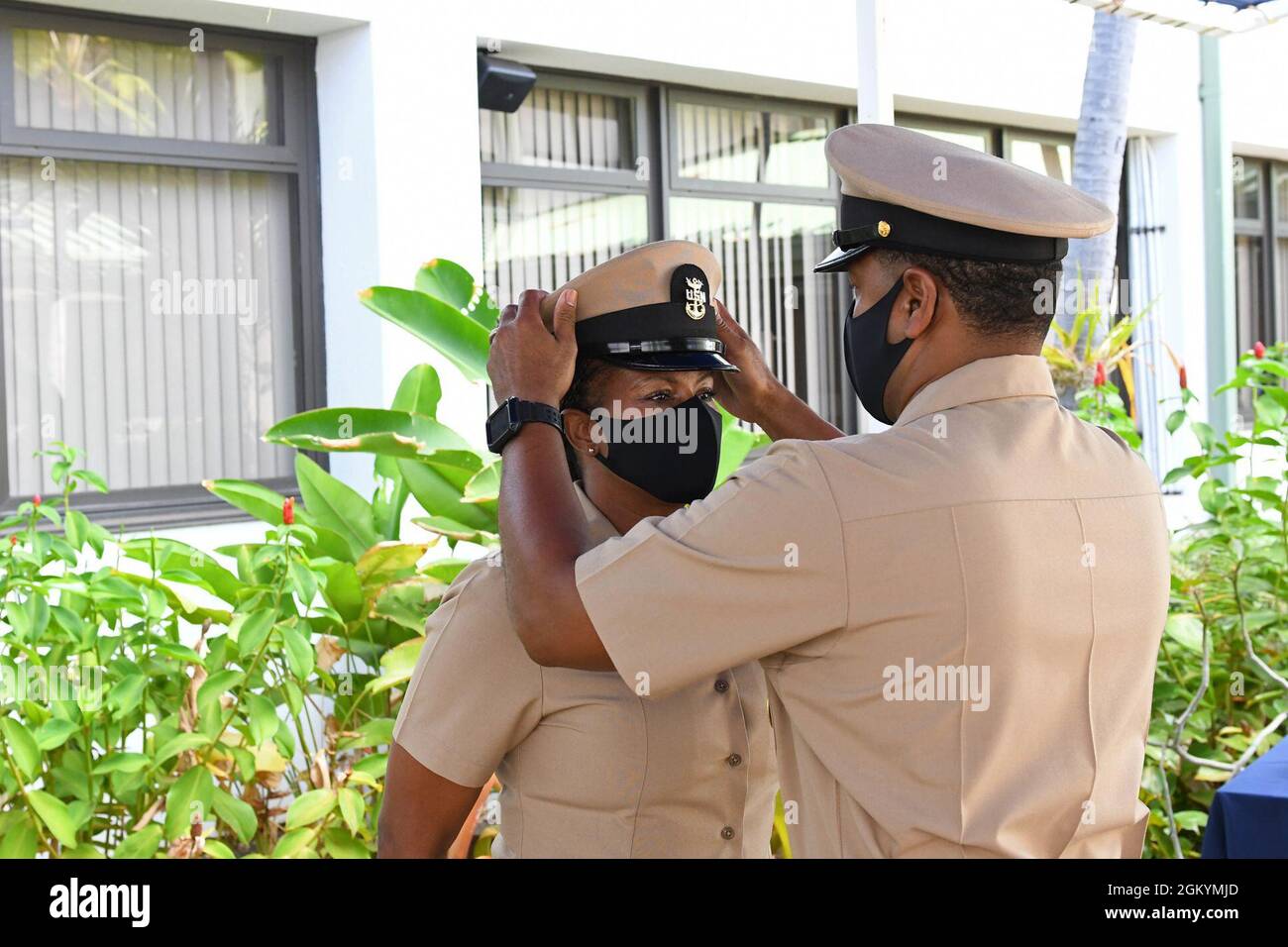 A frocking ceremony for Hospital Corpsman Master Chief Crystal Ingram ...