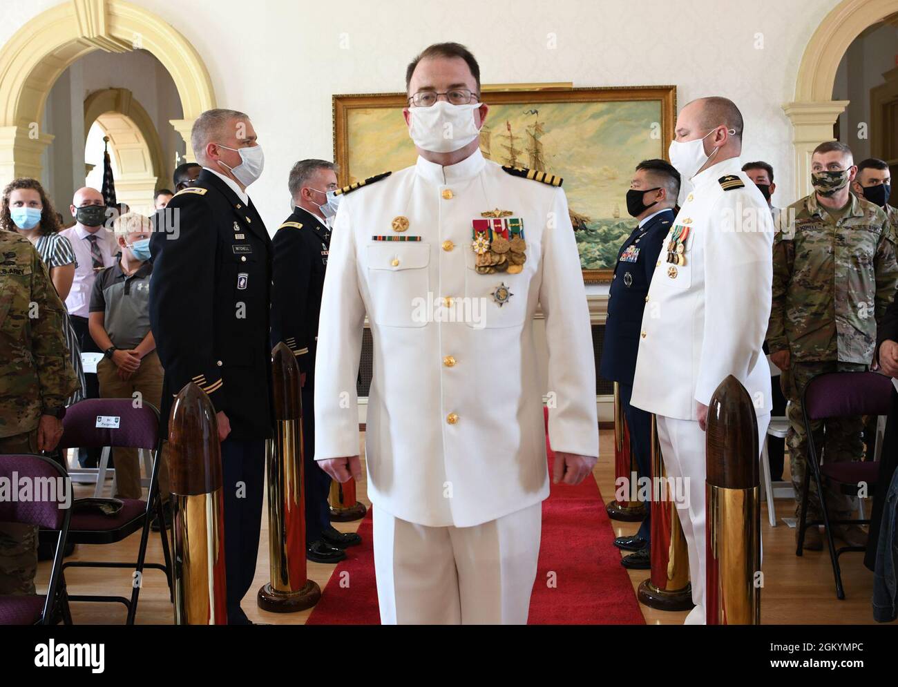 U.S. Navy Capt. Michael Hutchens, commander, Joint Planning Support ...