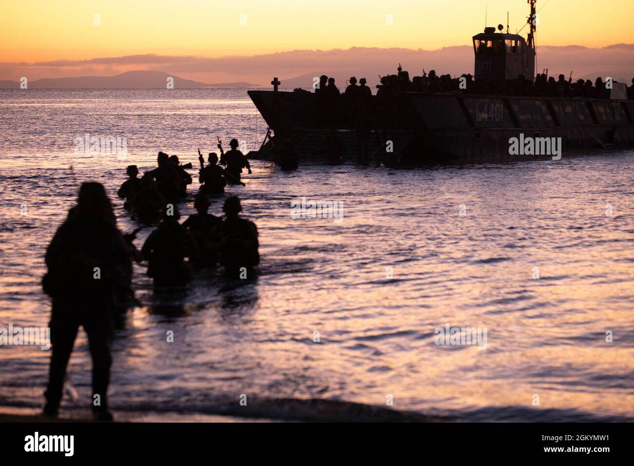 U.S. Marines with 1st Battalion, 7th Marines, British Royal Marines ...