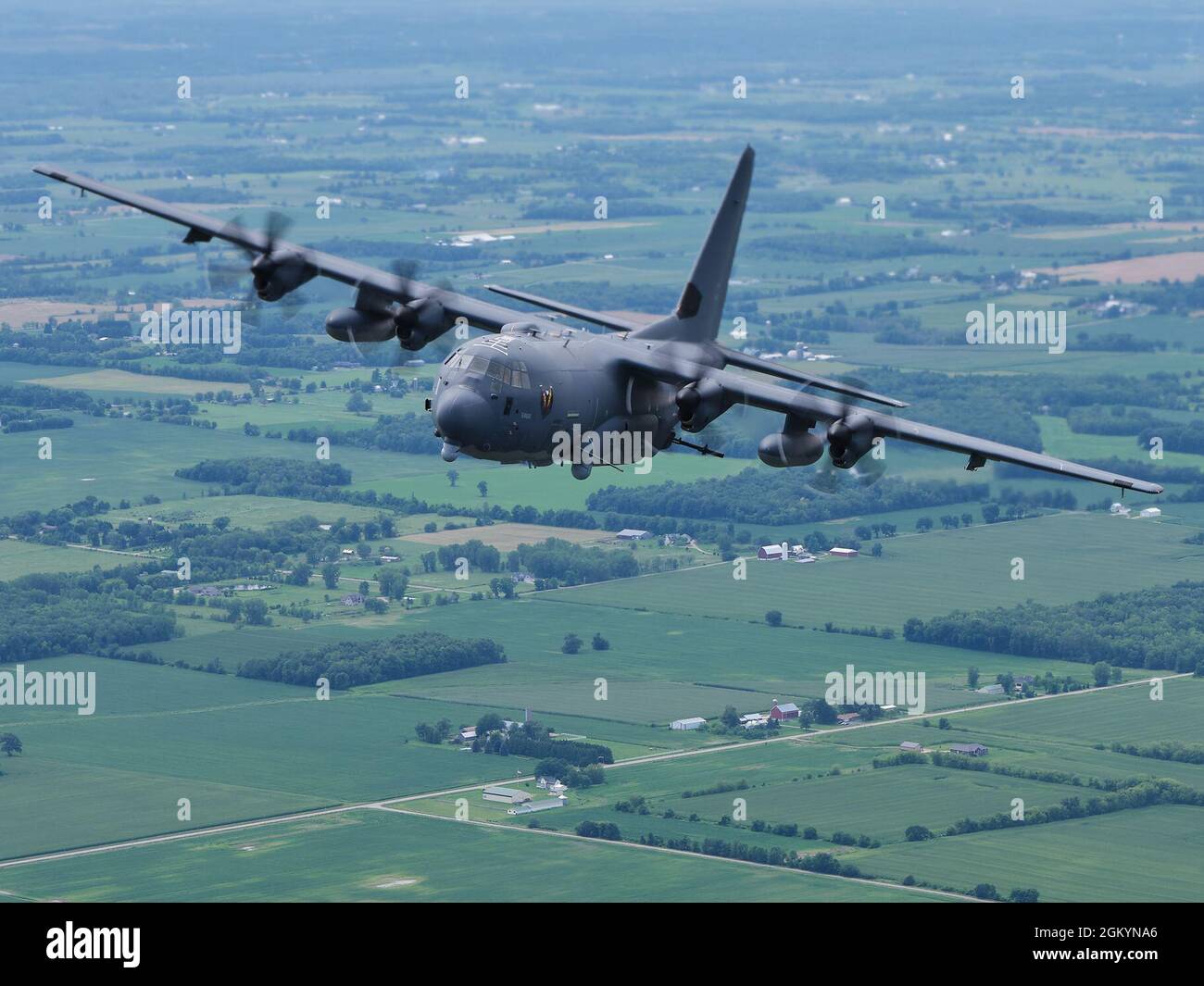 An AC-130J Ghostrider assigned to the 4th Special Operations Squadron ...