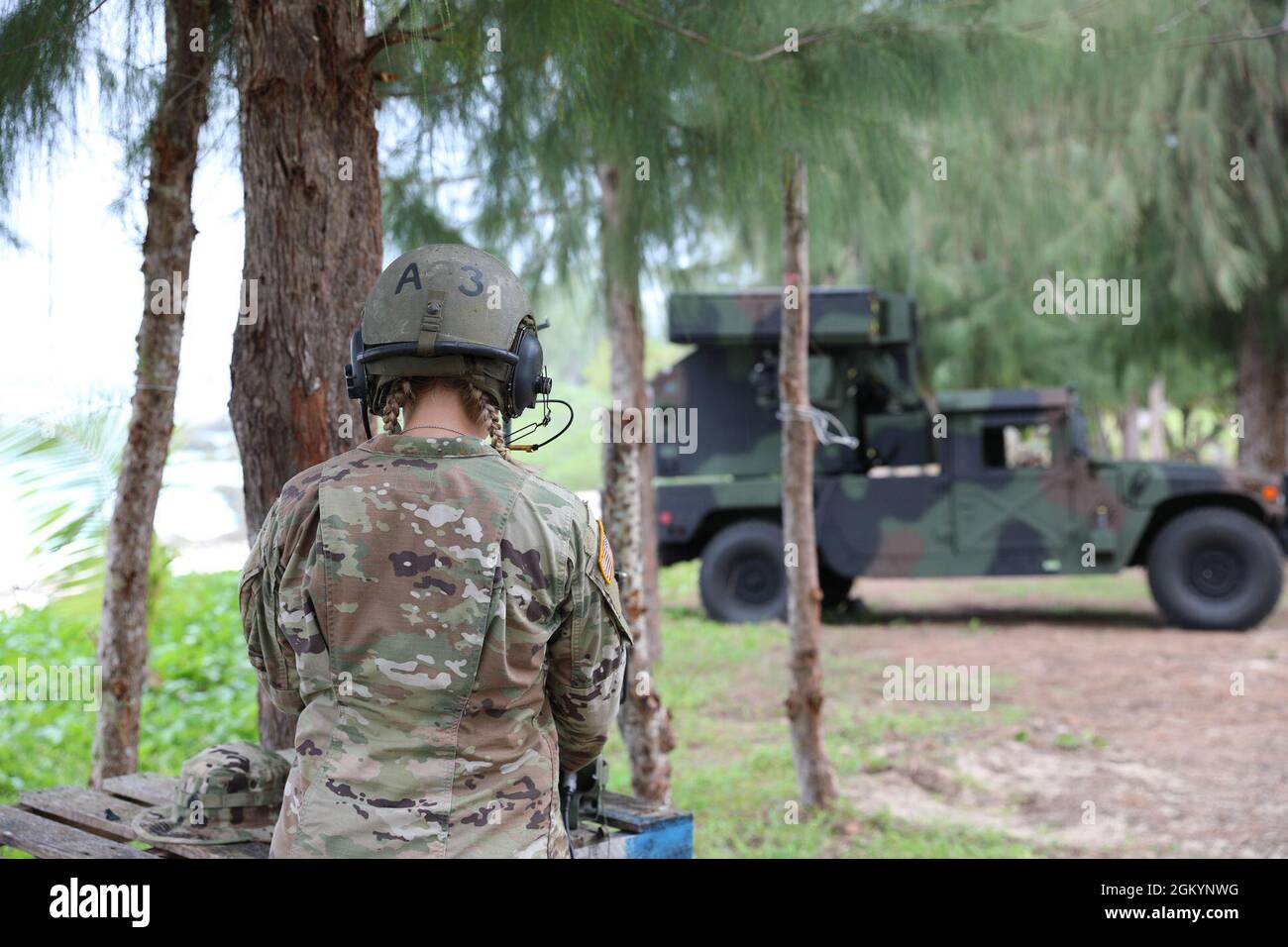 Ohio National Guard's Sgt. Saylor Knebel, assigned to Charlie Battery ...
