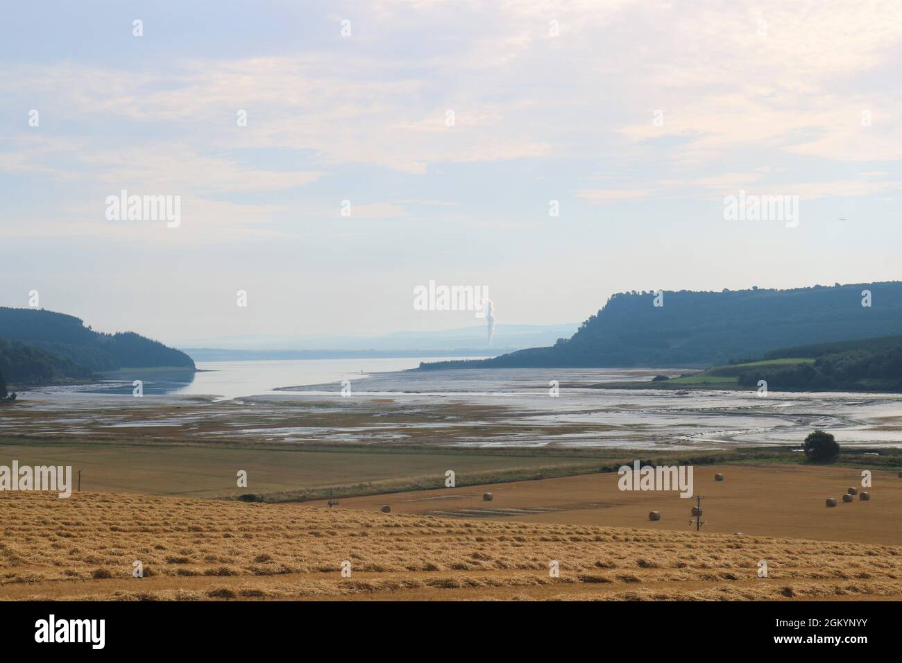 Rosemarkie beach and countryside Stock Photo - Alamy