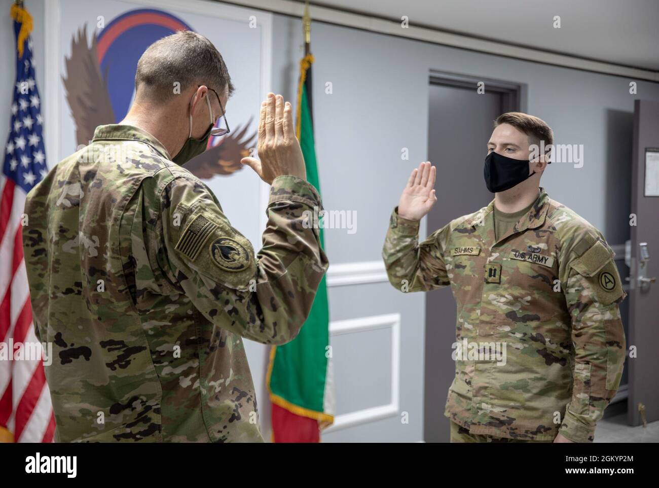 Col. Charles S. Lockwood, commander of Area Support Group - Kuwait ...