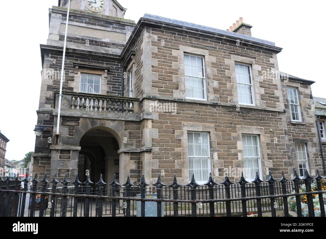 Wick, Scotland - Town Hall Stock Photo - Alamy