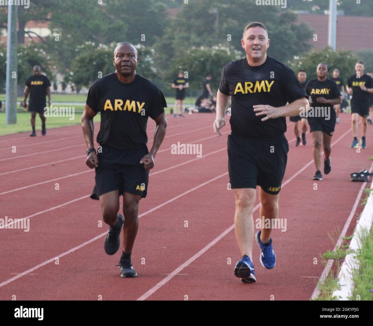 U.S. Army Capt. (CH) Peter Nwokoye and Lt. Col. (CH) Christopher ...