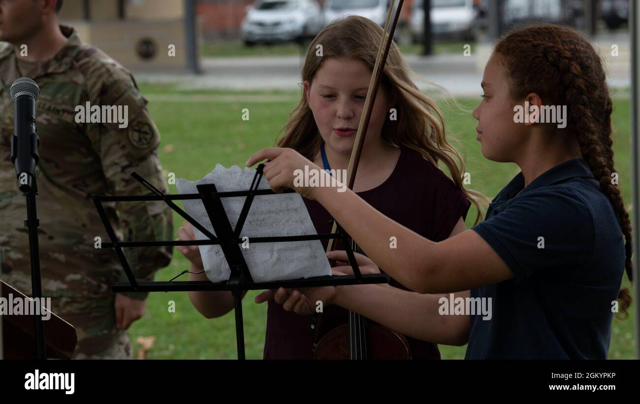 The playing of the Star Spangle Banner was performed by Gracelyn Kelsay ...