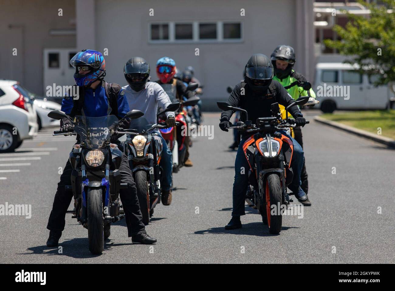 Marine Corps Air Station (MCAS) Iwakuni personnel of Headquarters and ...