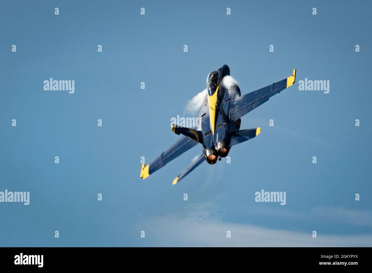 A pilot assigned to the U.S. Navy Air Demonstration Squadron, the Blue ...