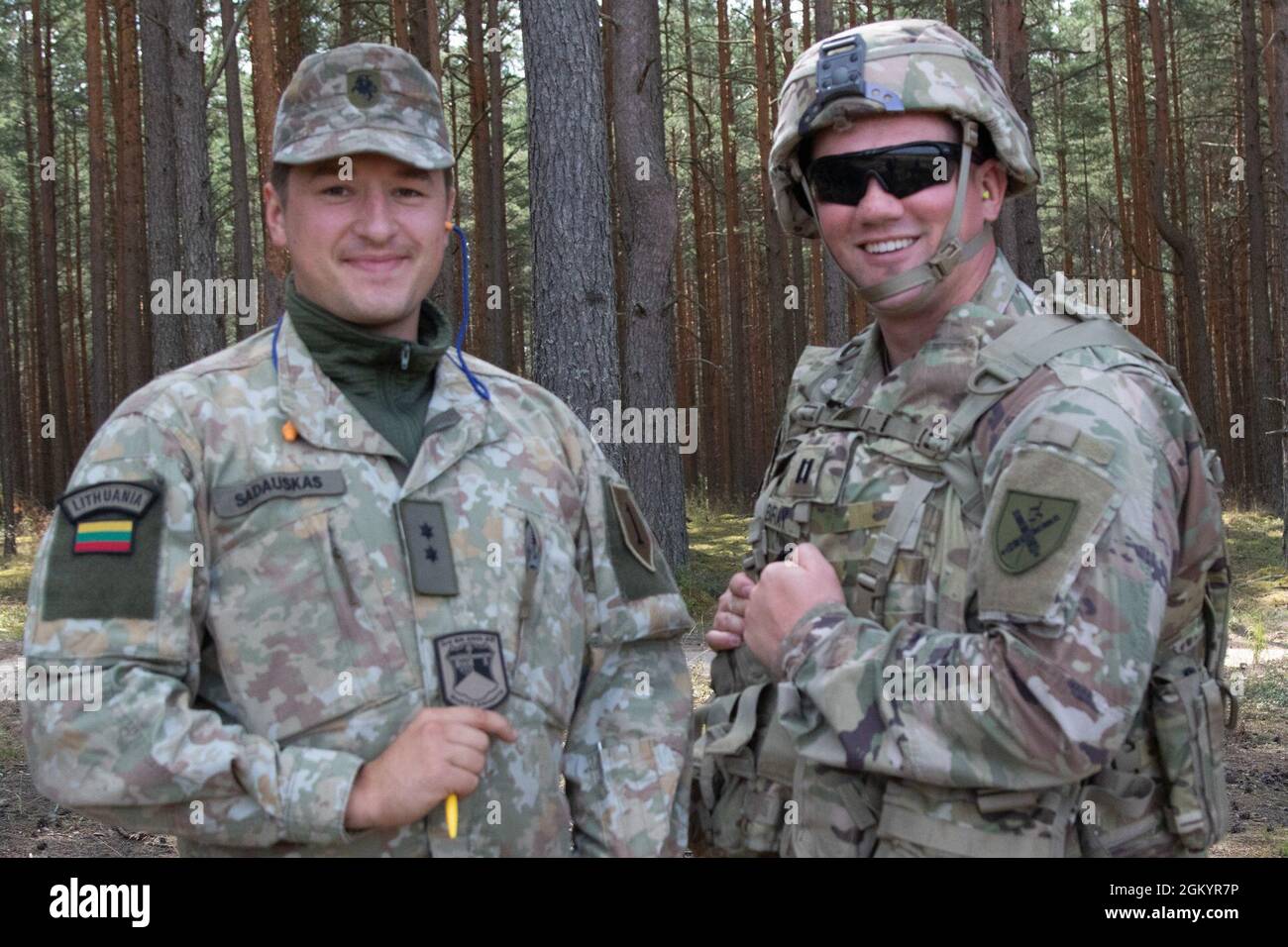 Cpt. Conrad Bray, with 3rd Battalion, 66th Armored Regiment, and ...