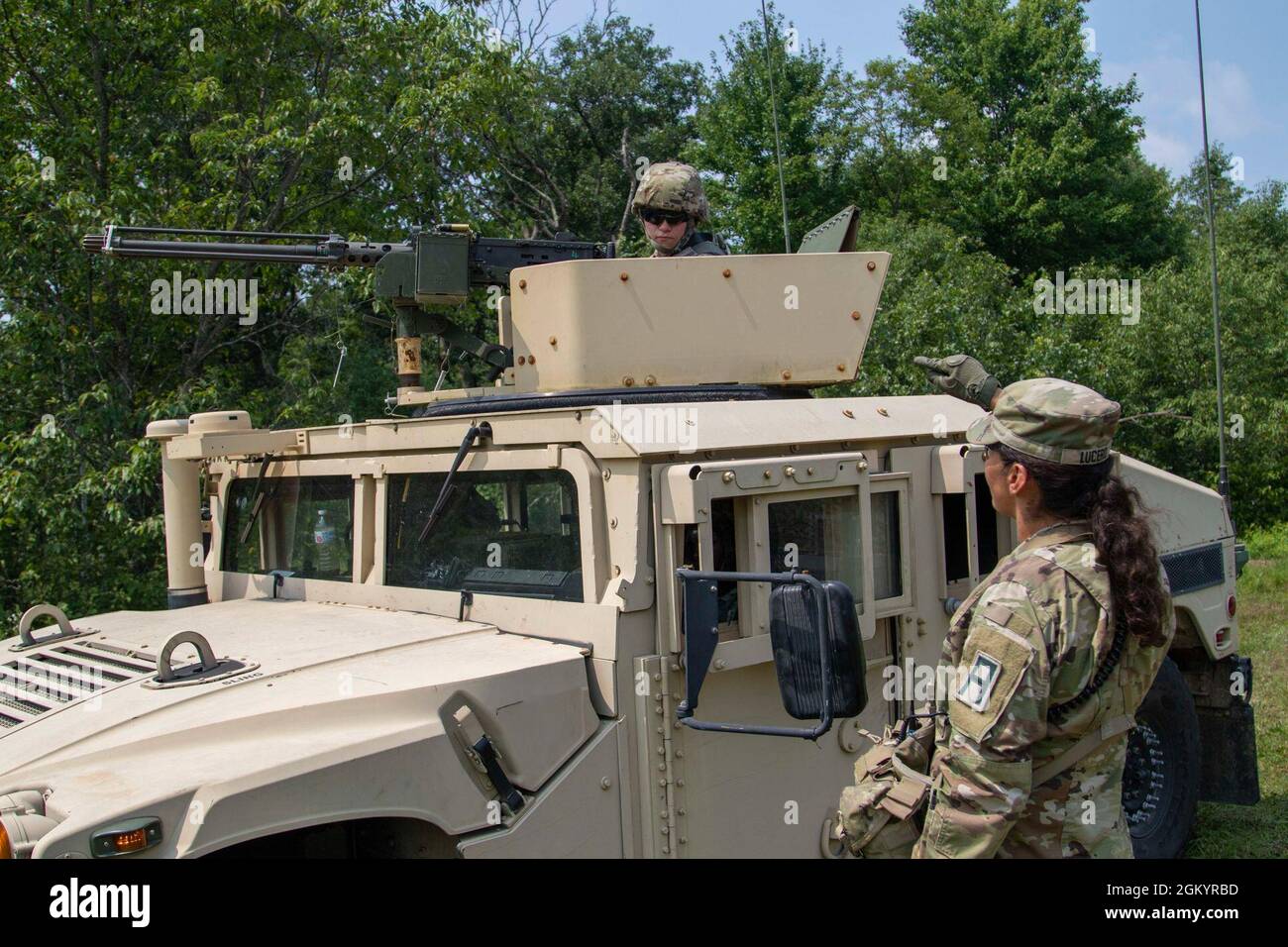 Sgt. 1st Class Rocio Lucero, an observer coach/trainer for 3rd ...