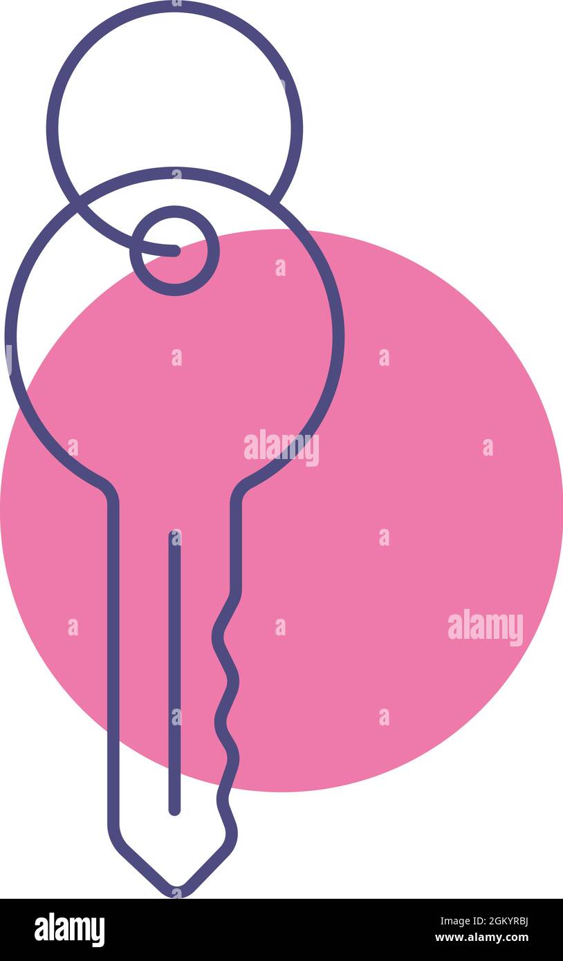 pink key design Stock Vector Image & Art - Alamy