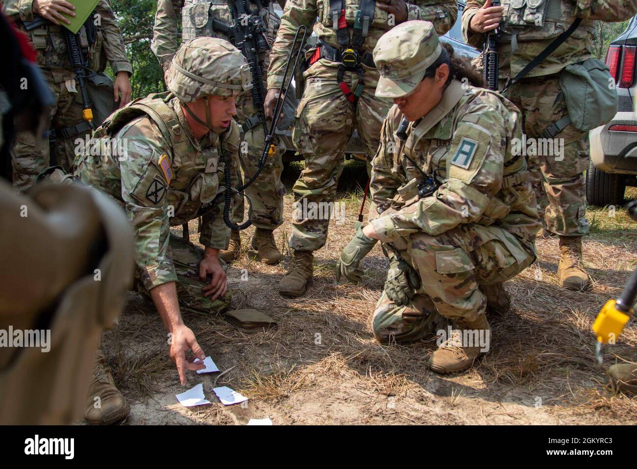 Sgt. 1st Class Rocio Lucero, an observer coach/trainer for 3rd ...