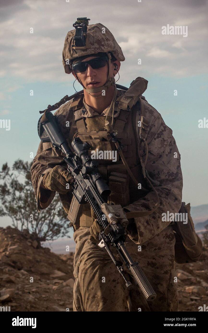 A Marine with Fox Company, 2nd Battalion, 23rd Marines, 4th Marine ...