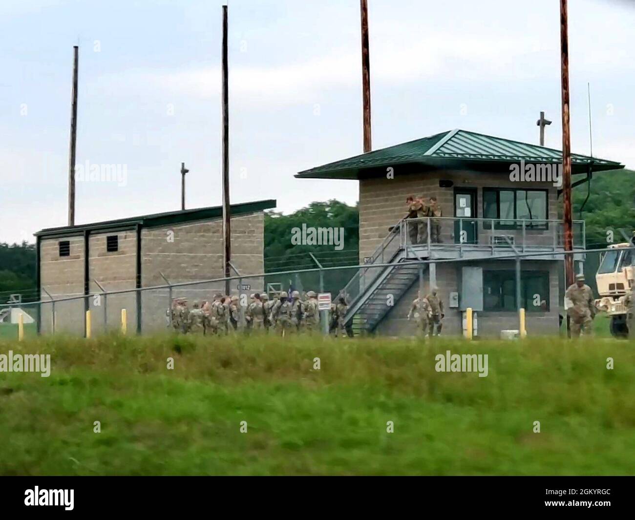 Training operations are shown July 31, 2021, at Fort McCoy, Wis., for ...