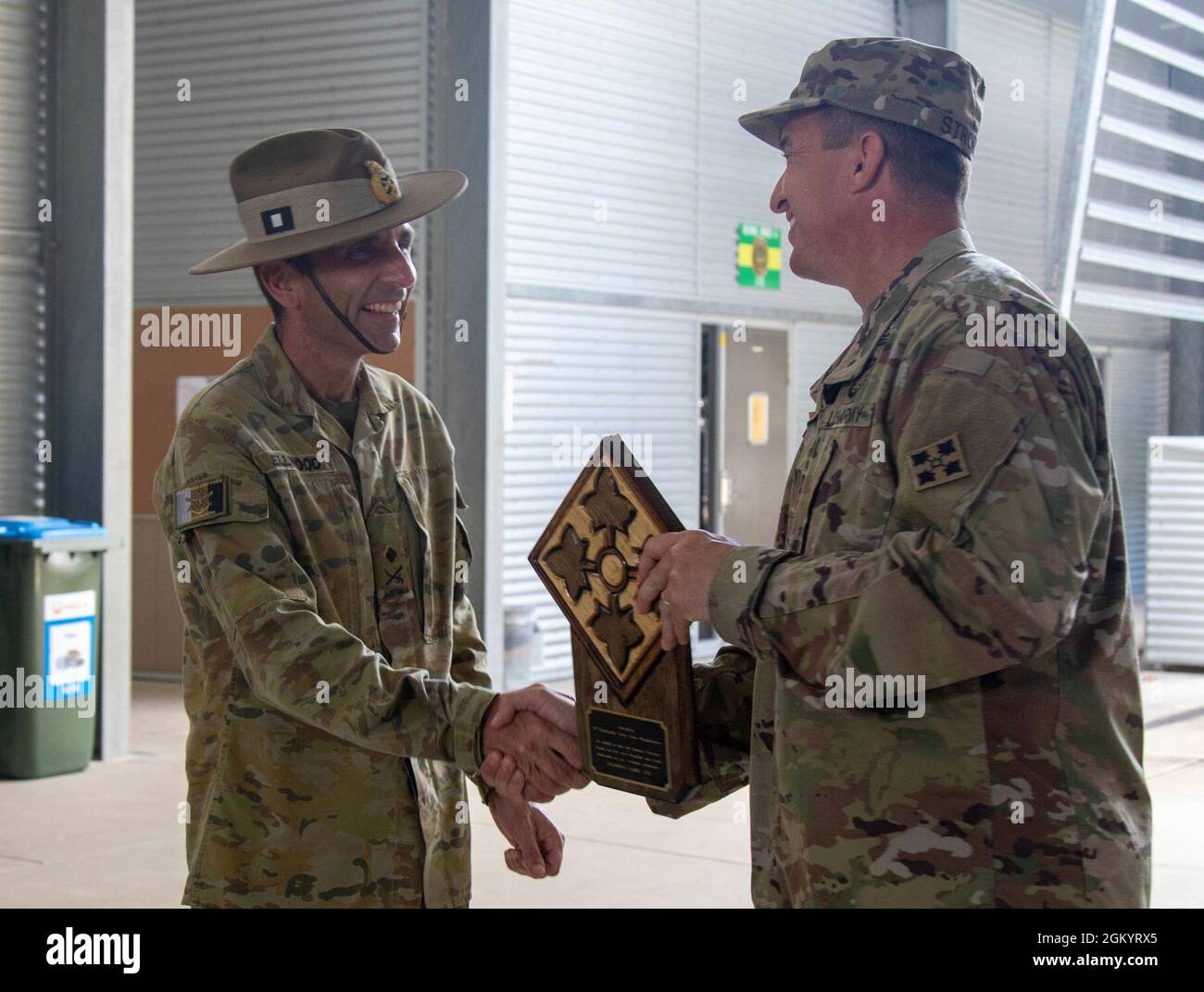 U.S. Army Brig. Gen. Eric Strong, Combined Land Forces Component commander, senior U.S. military ...
