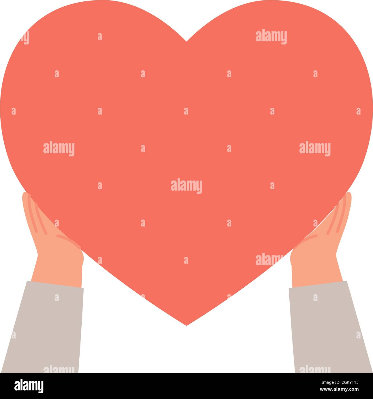 big heart illustration Stock Vector Image & Art - Alamy