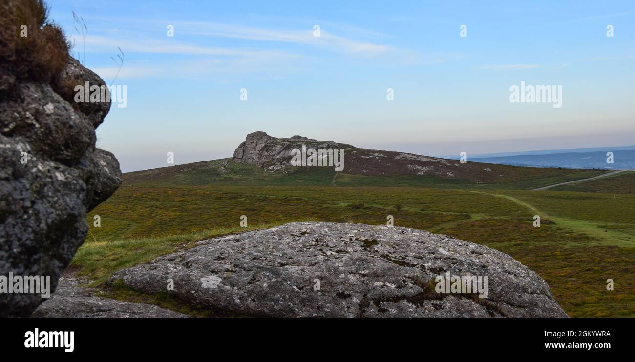 Saddle Tor 070921 Stock Photo - Alamy