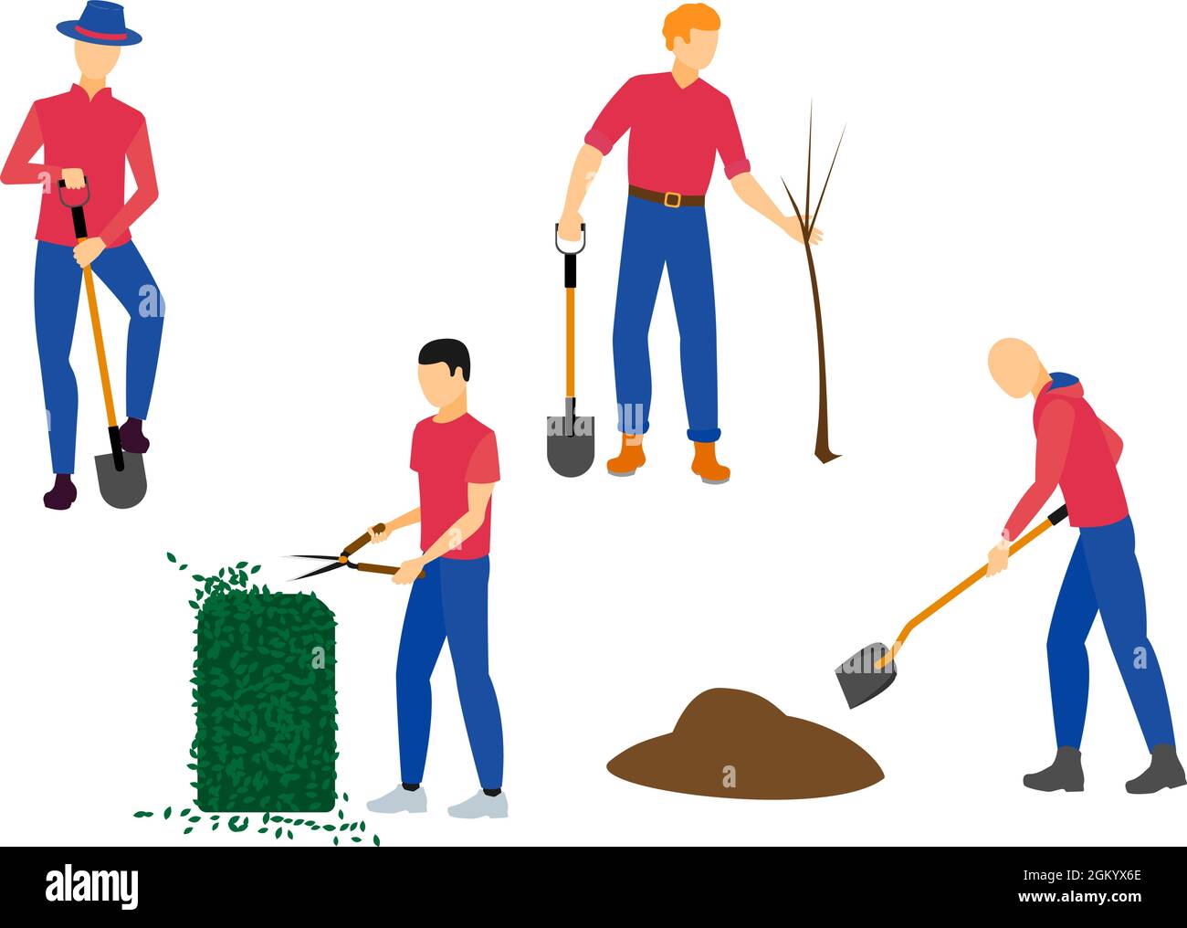 Man in autumn Stock Vector Images - Alamy