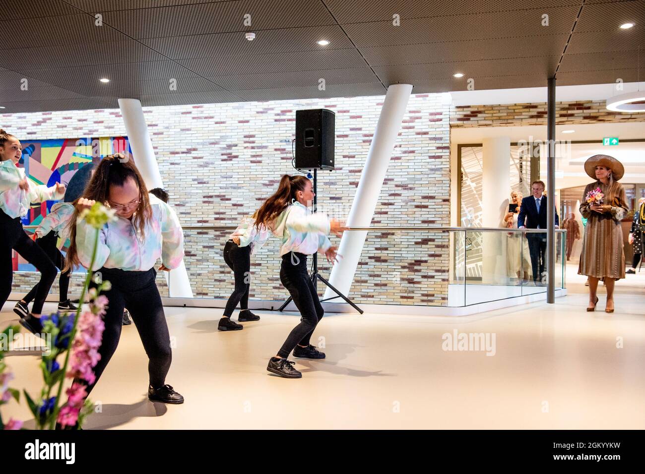 Queen Maxima at the opening of the House of Culture and Administration ...