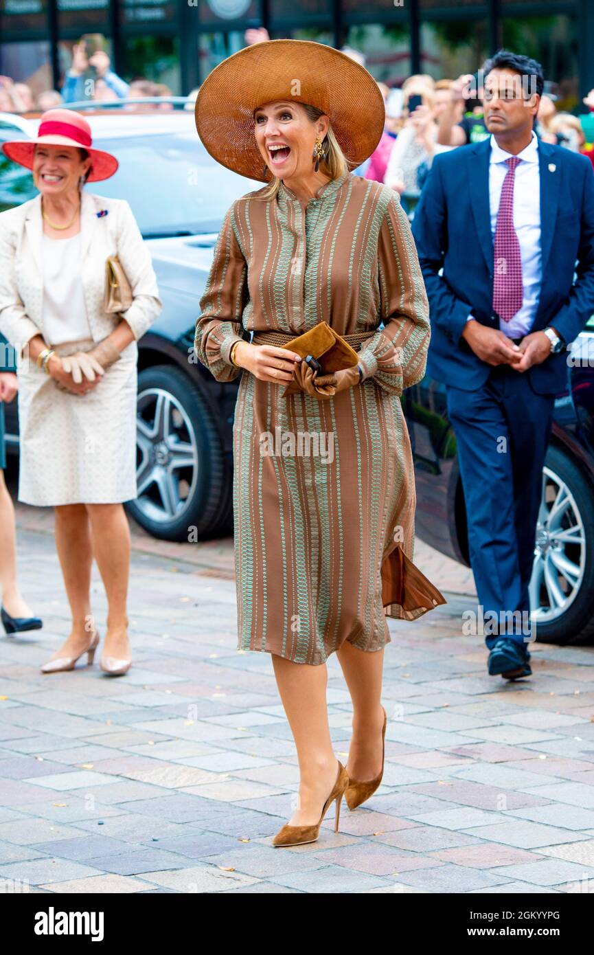 Queen Maxima at the opening of the House of Culture and Administration ...