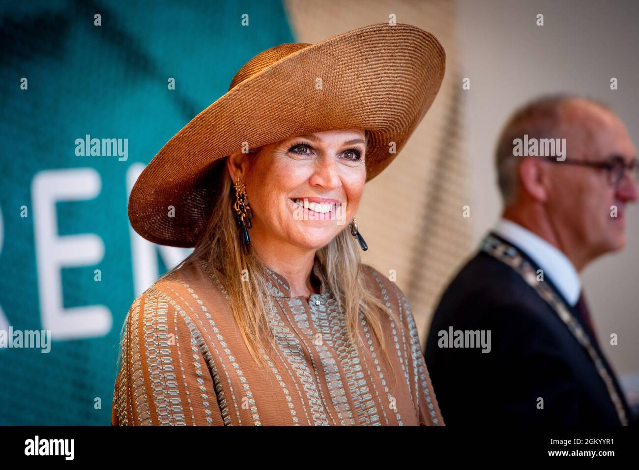 Queen Maxima at the opening of the House of Culture and Administration ...