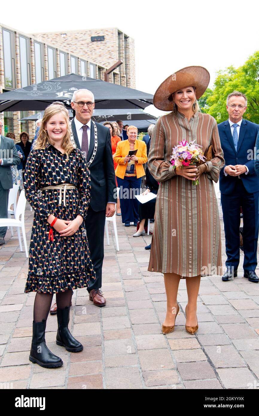 Queen Maxima at the opening of the House of Culture and Administration ...