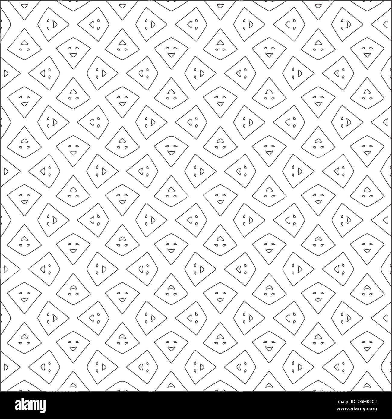 Vector pattern with symmetrical elements . Repeating geometric tiles ...