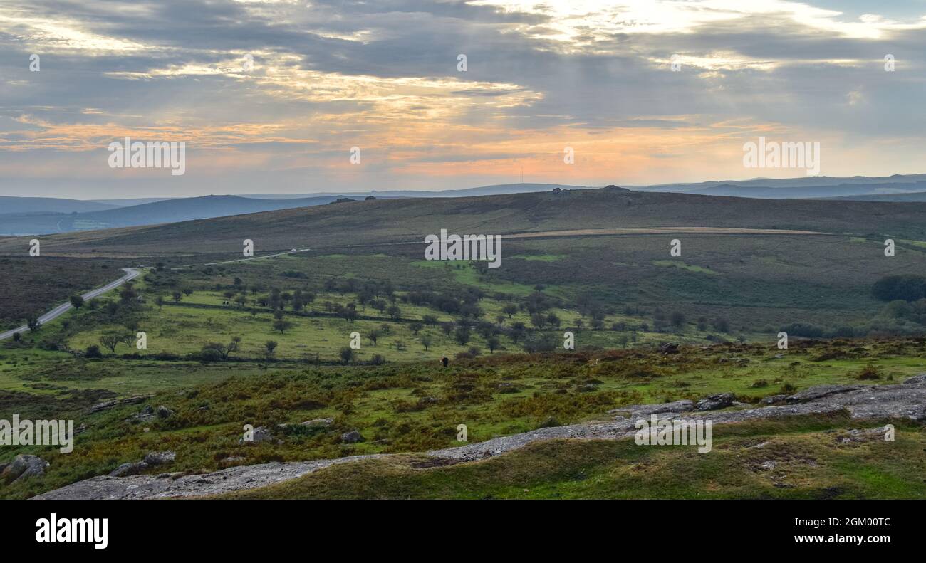 Saddle Tor 070921 Stock Photo - Alamy