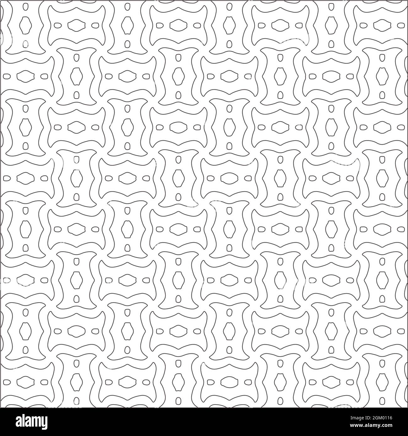 Vector pattern with symmetrical elements . Repeating geometric tiles ...