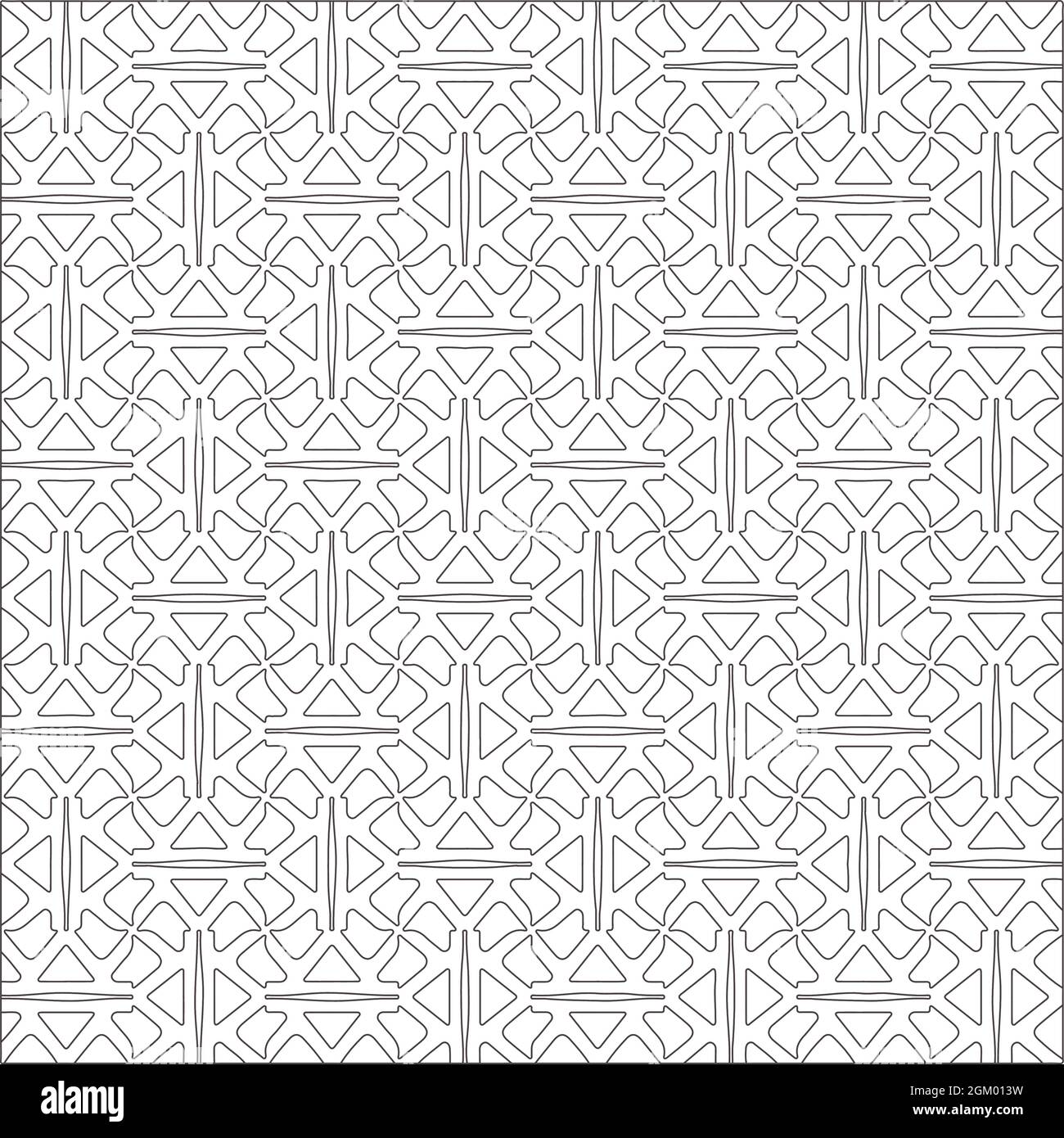 Vector pattern with symmetrical elements . Repeating geometric tiles ...