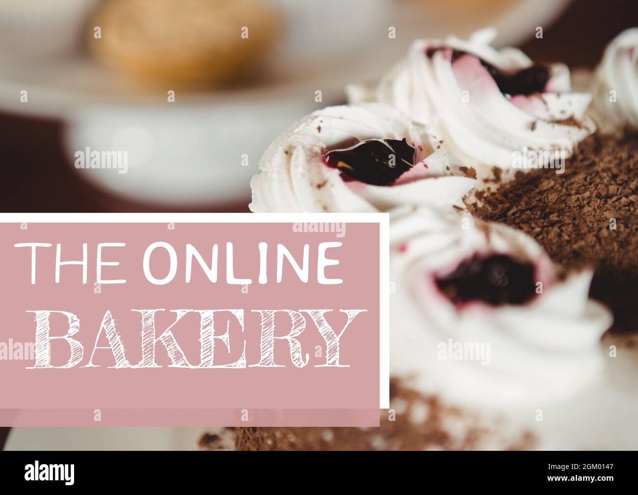 Cake banner hi-res stock photography and images - Alamy