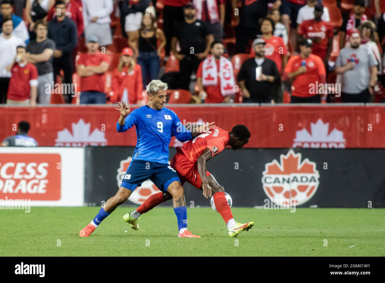 Toronto, Canada, September 8, 2021: Walmer Martinez (No.9) of Team El ...