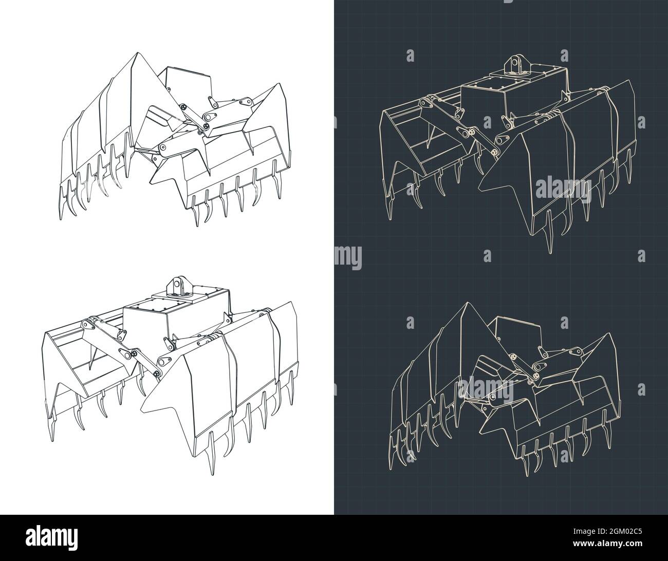 Grapple grab Stock Vector Images - Alamy