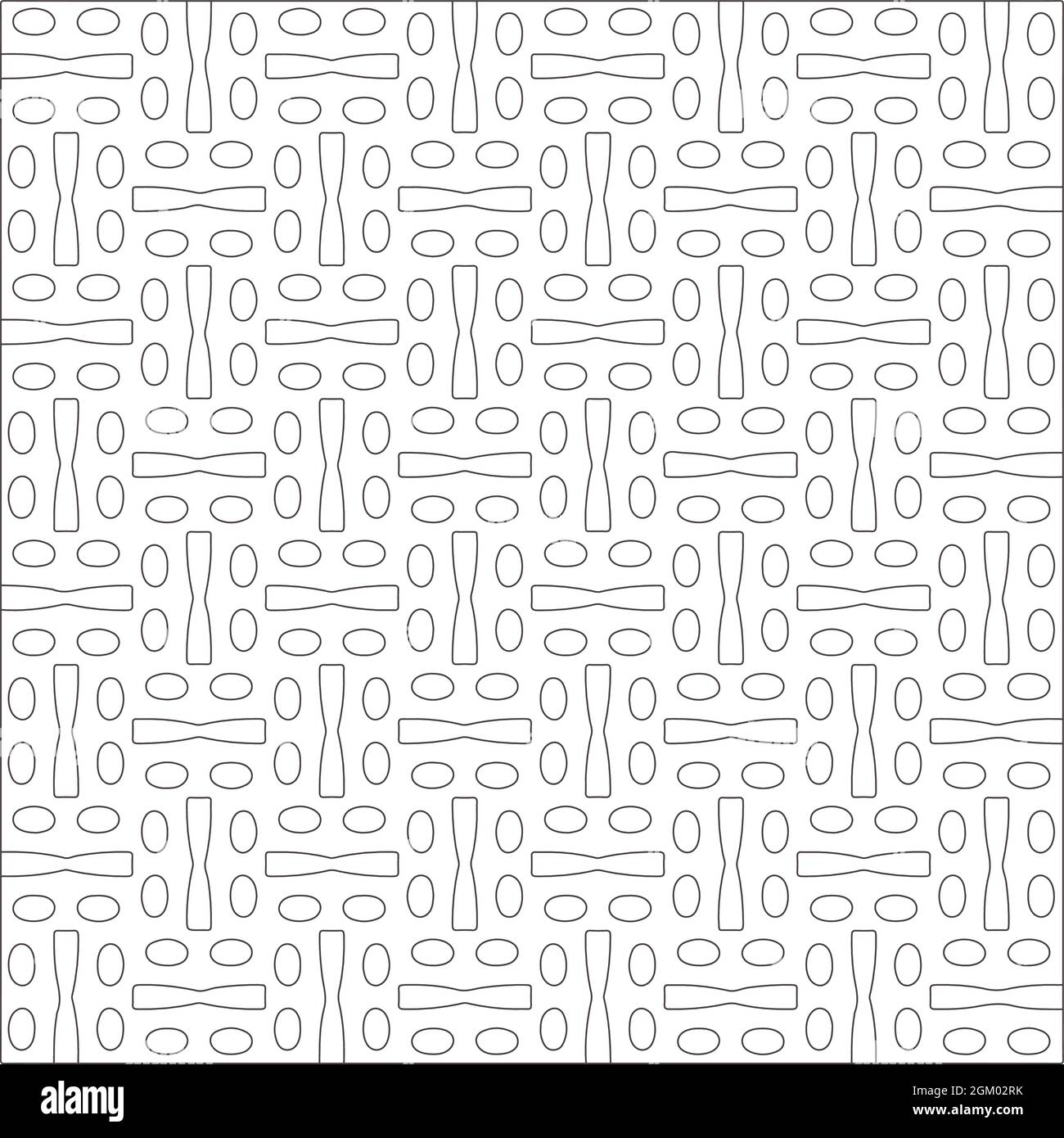 Vector pattern with symmetrical elements . Repeating geometric tiles ...