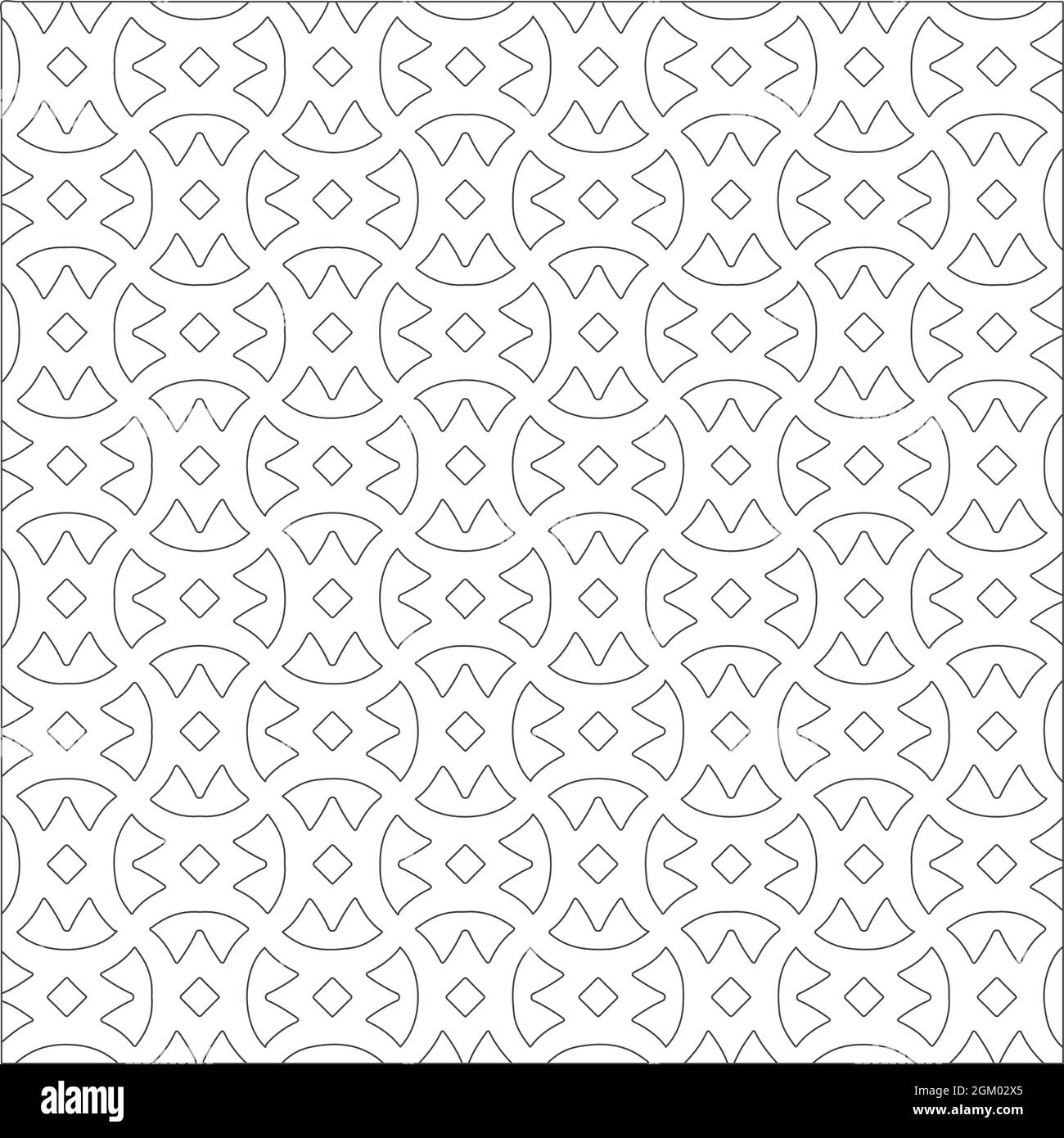 Vector pattern with symmetrical elements . Repeating geometric tiles ...