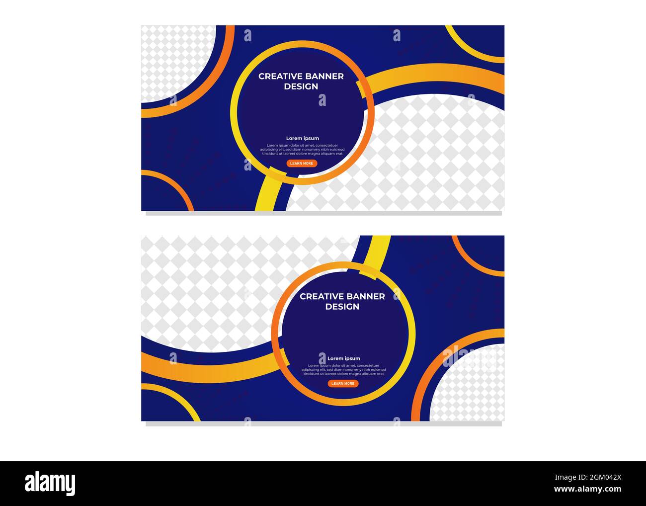 ready use modern gradient creative business banner design template ...