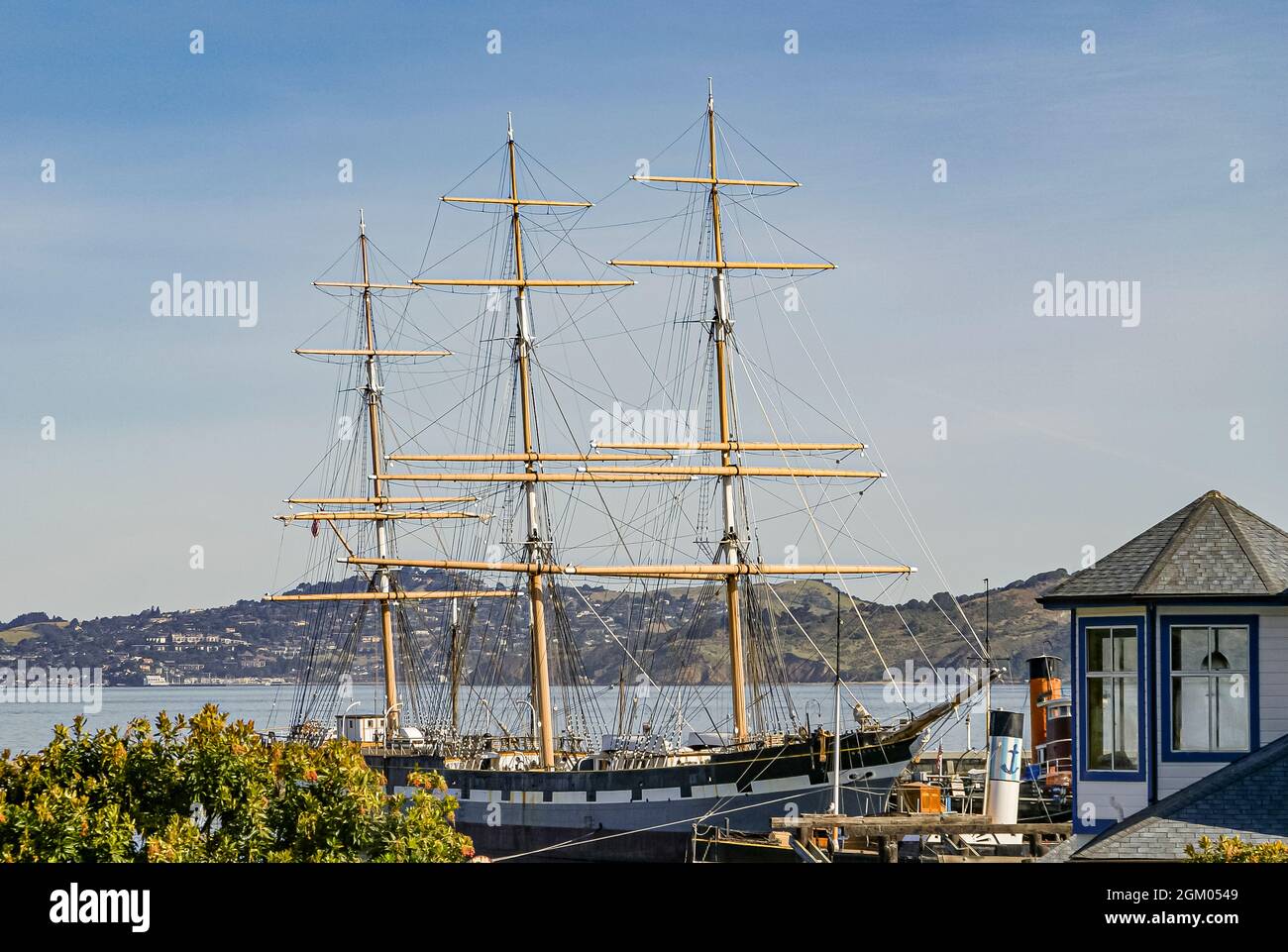 USA, California, San Francisco - May 5, 2007: Balclutha is a three ...