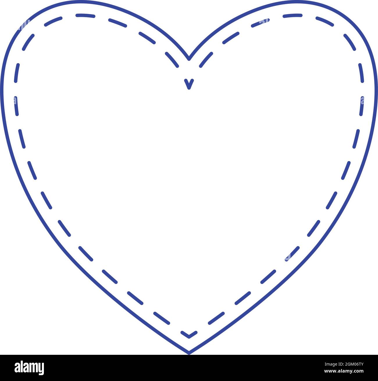 embroidery heart design Stock Vector Image & Art - Alamy